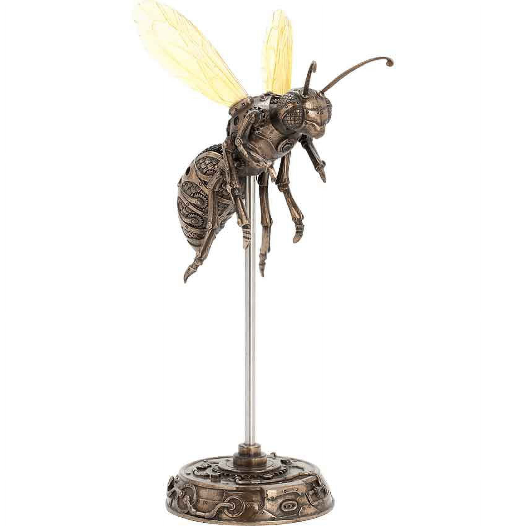 Veronese Design 10 5/8" Steampunk Hornet On Display Stand Resin ...