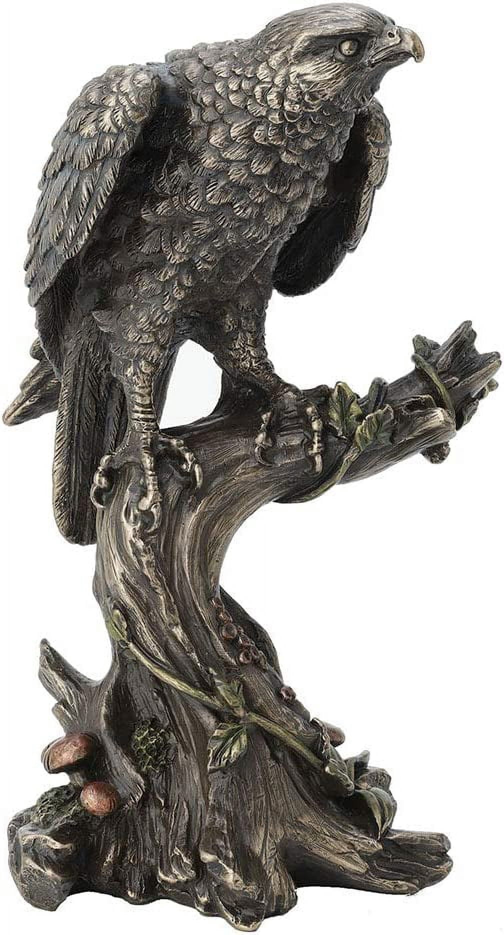 Veronese Design 10 Inch Peregrine Falcon Antique Bronze Finish Animal ...