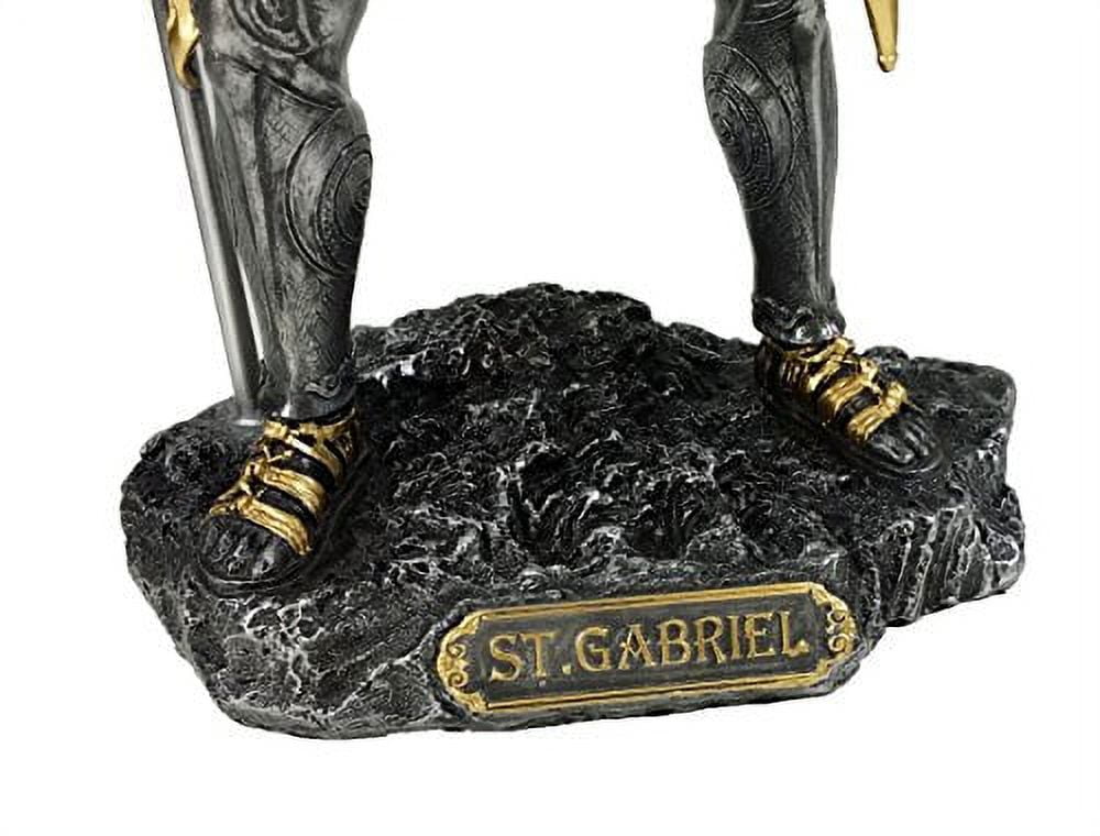 Veronese Design 13" Saint Gabriel Archangel Statue Holding Trumpet and ...
