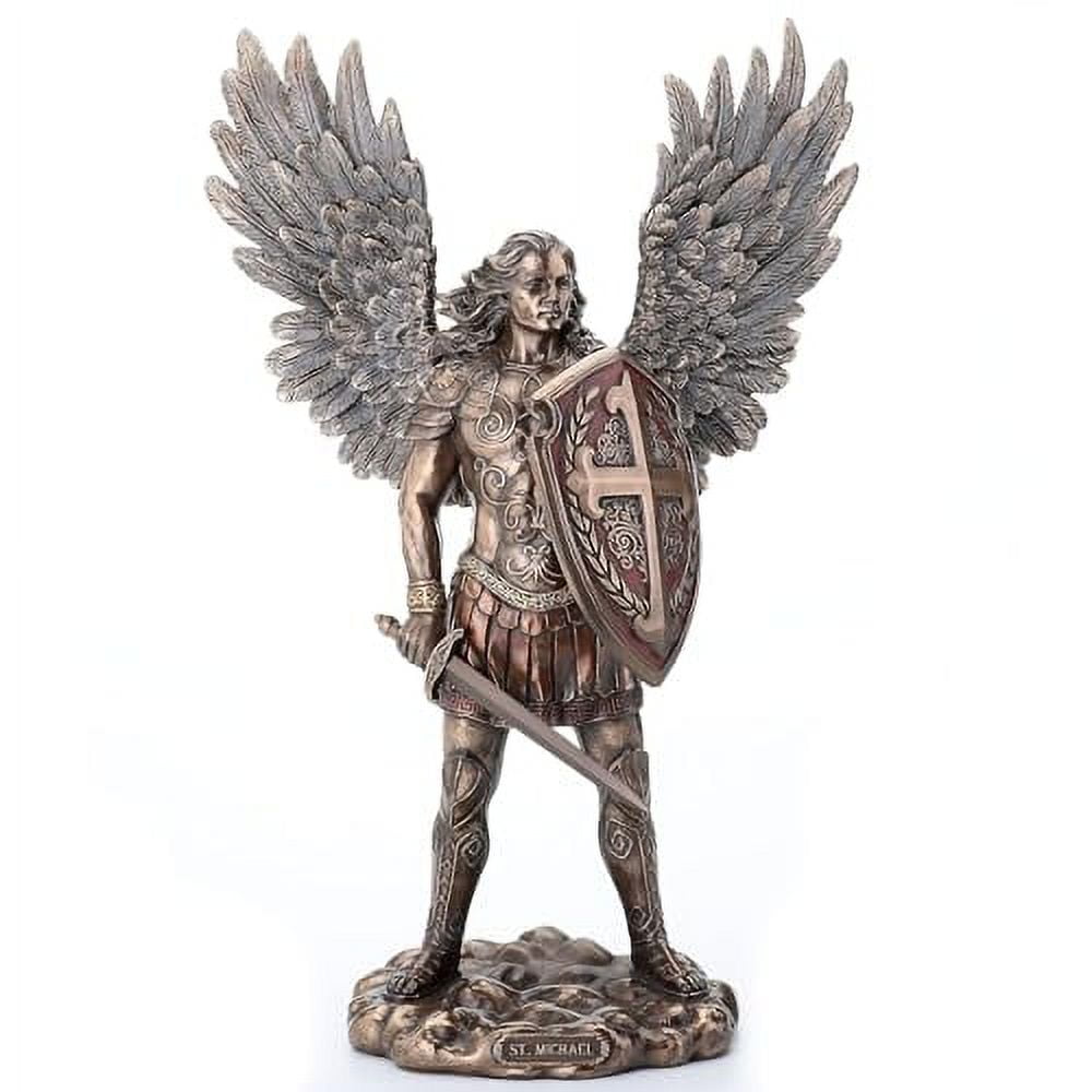 Veronese Design 14" Tall Saint Michael The Archangel in Battle Armor ...