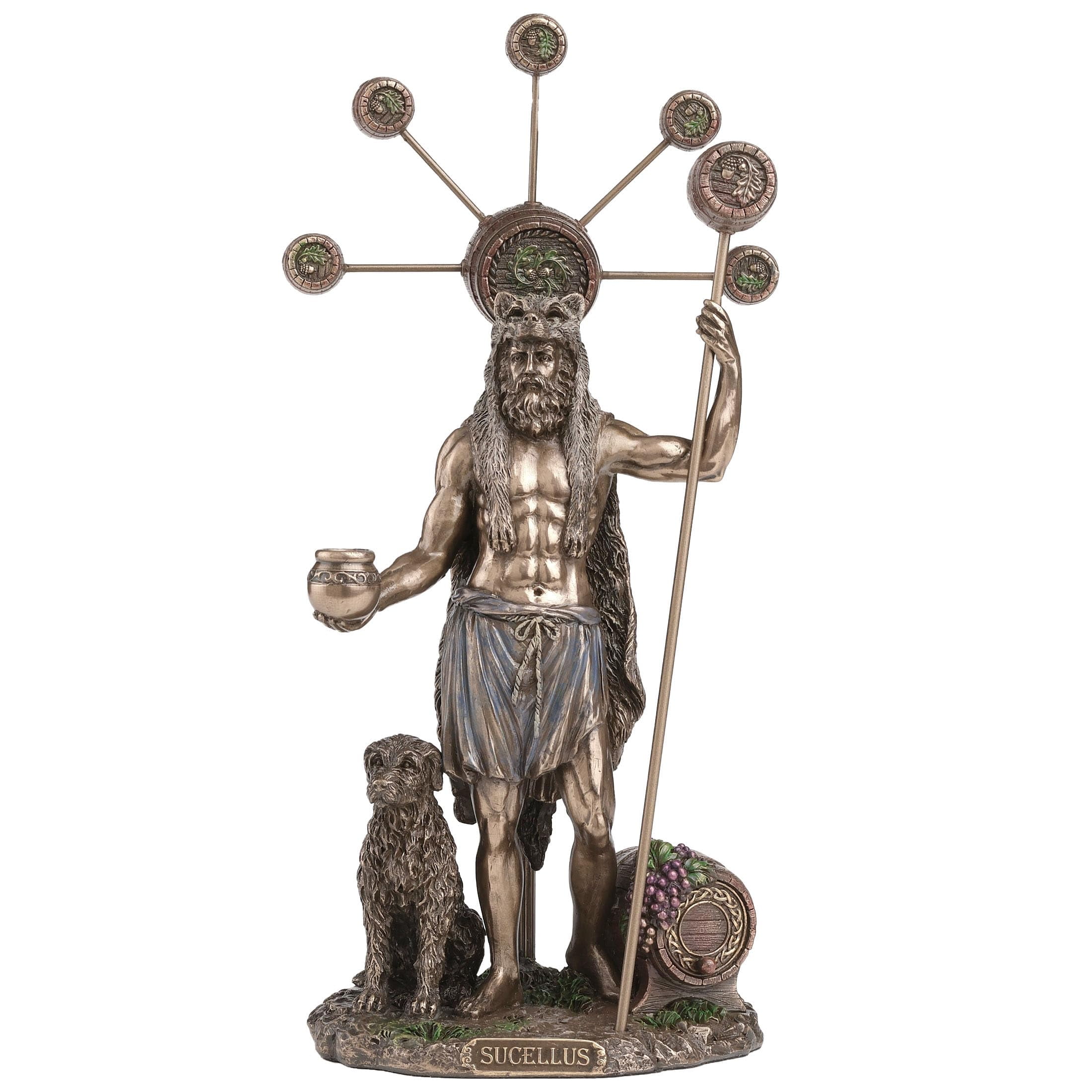 Veronese Design 23 3/4 Inch Sucellus The Celtic Hammer God of Nature ...