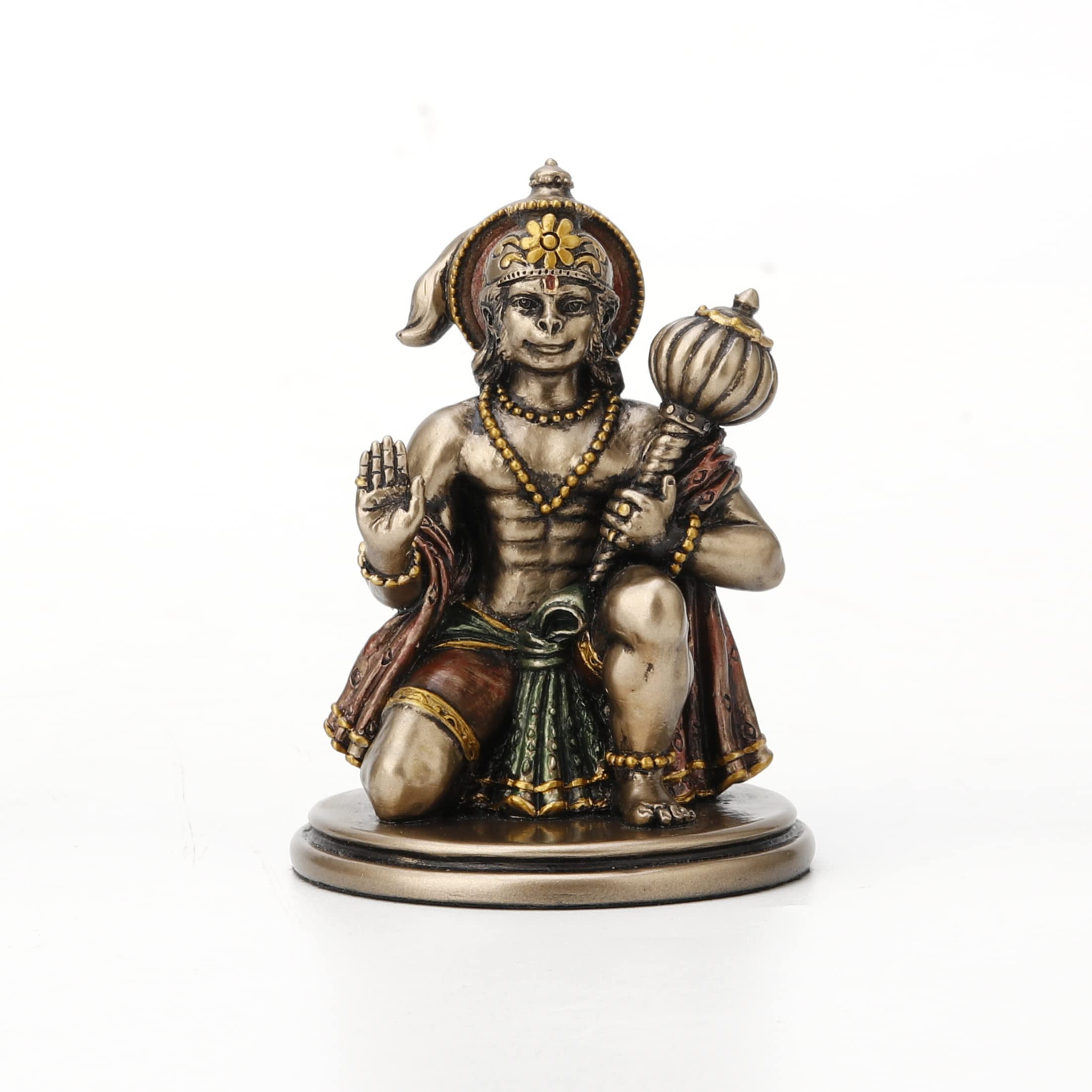 Veronese Design 3.25" Mini Hanuman Statue Hindu God of Strength Resin ...
