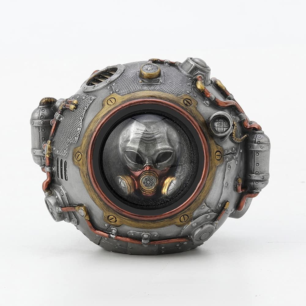 Veronese Design 3 3/8 Inch Tall Steampunk Orb from Outer Space Alien ...