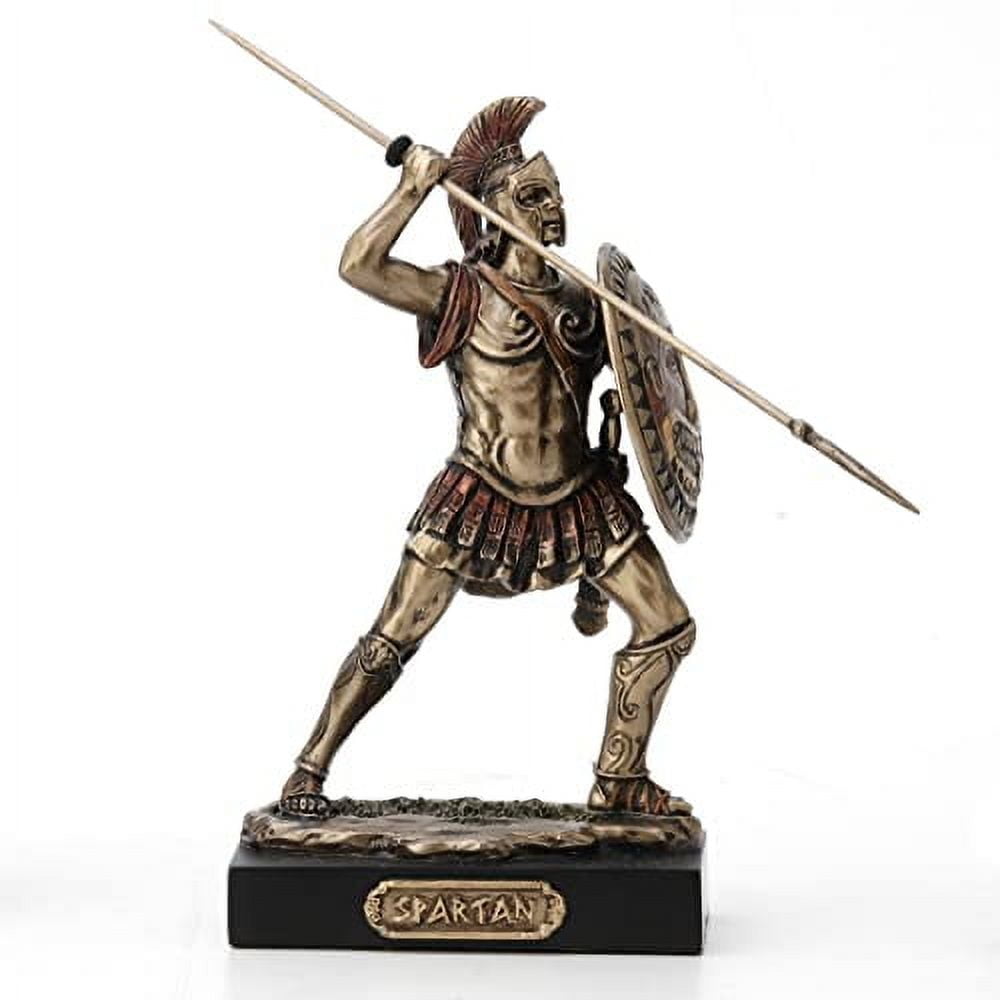 Veronese Design 4 7/8" Spartan Warrior Miniature Figurine Hand Painted ...