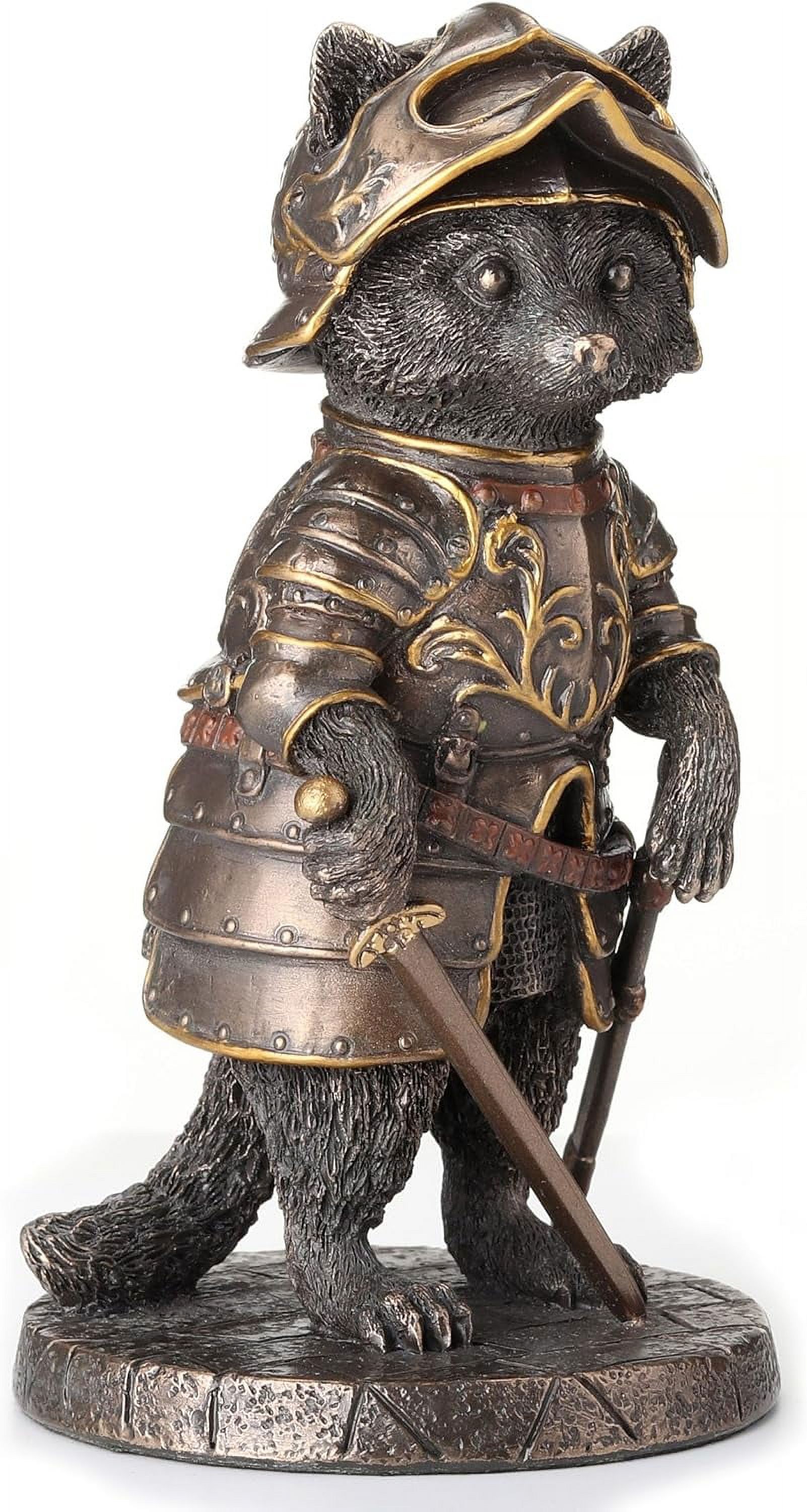 Veronese Design 5 1/8 Inch Sir Laveur Raccoon Man At Arms Animal Knight ...