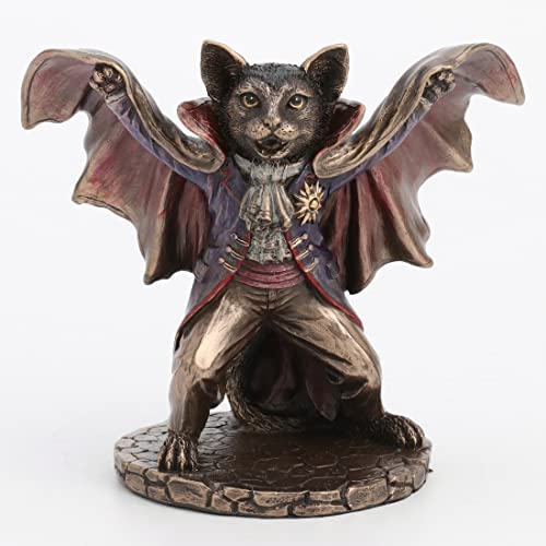 Veronese Design 5 1/8 Inch Vampire Cat Bat Pose Resin Animal Figurine ...