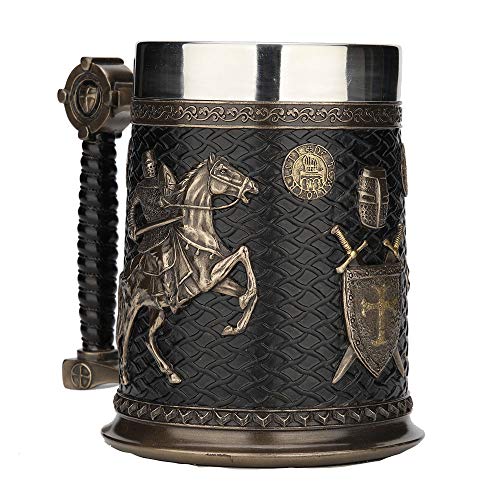 Veronese Design 5.75 Inch 0.5 L Crusader And Saladin Templar Sigil Beer ...