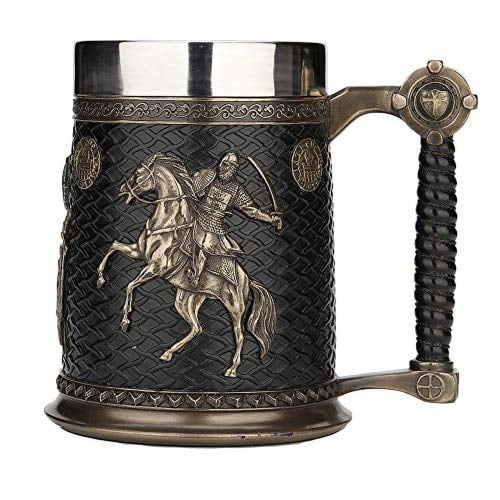 Veronese Design 5.75 Inch 0.5 L Crusader And Saladin Templar Sigil Beer ...