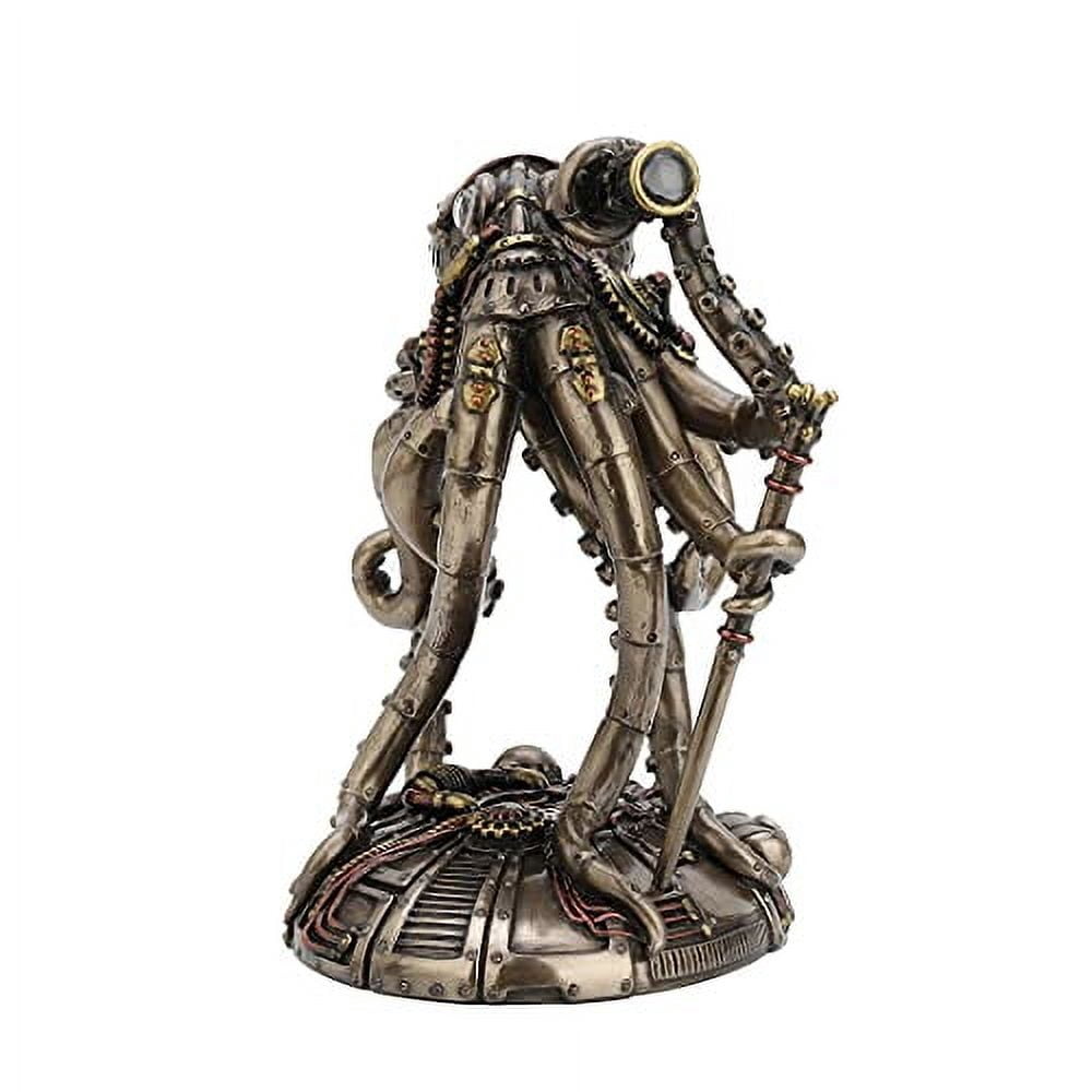 Veronese Design 6 3/4 Inch Tall Steampunk Space Alien Octopus Cold Cast ...