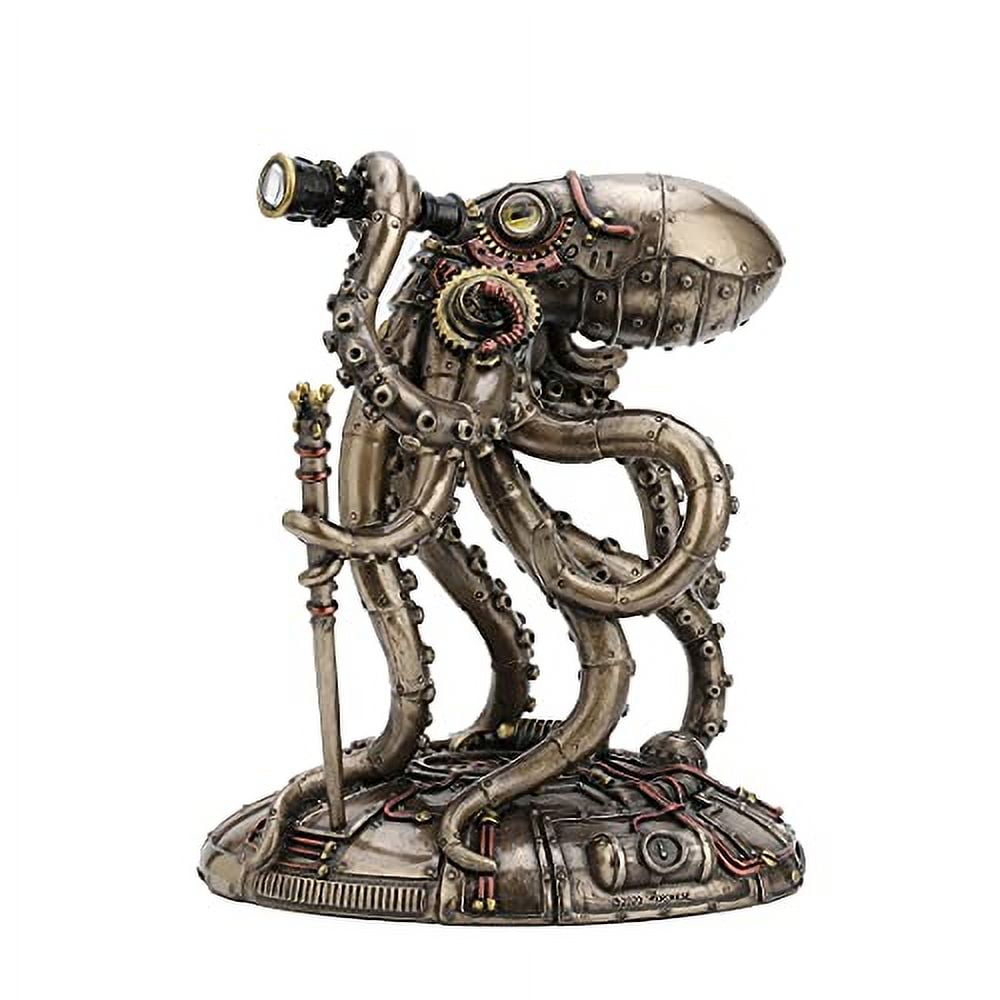 Veronese Design 6 3/4 Inch Tall Steampunk Space Alien Octopus Cold Cast ...