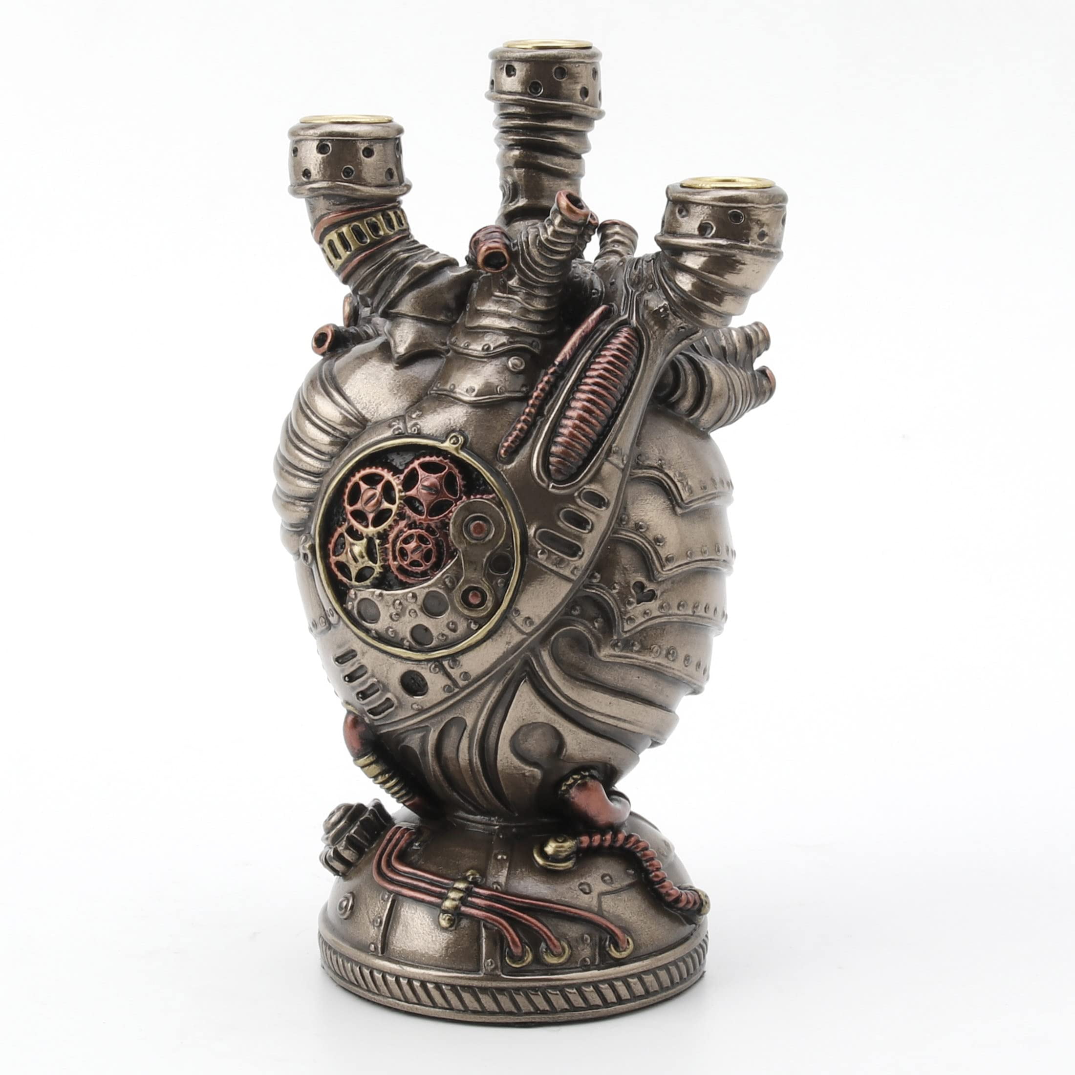 Veronese Design 6 3/4" Steampunk Augmented Artery Heart Device Triple ...