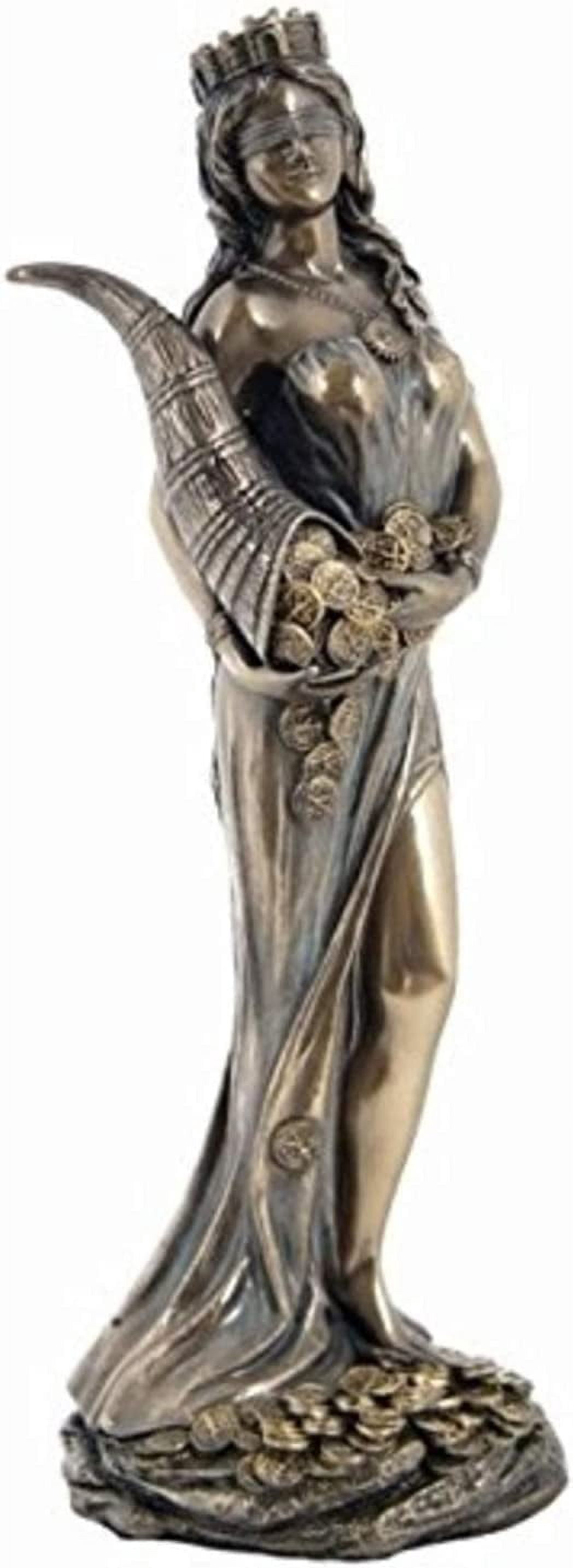 Veronese Design 7 1/4 Inch Greek Goddess Fortuna Cold Cast Resin Bronze ...