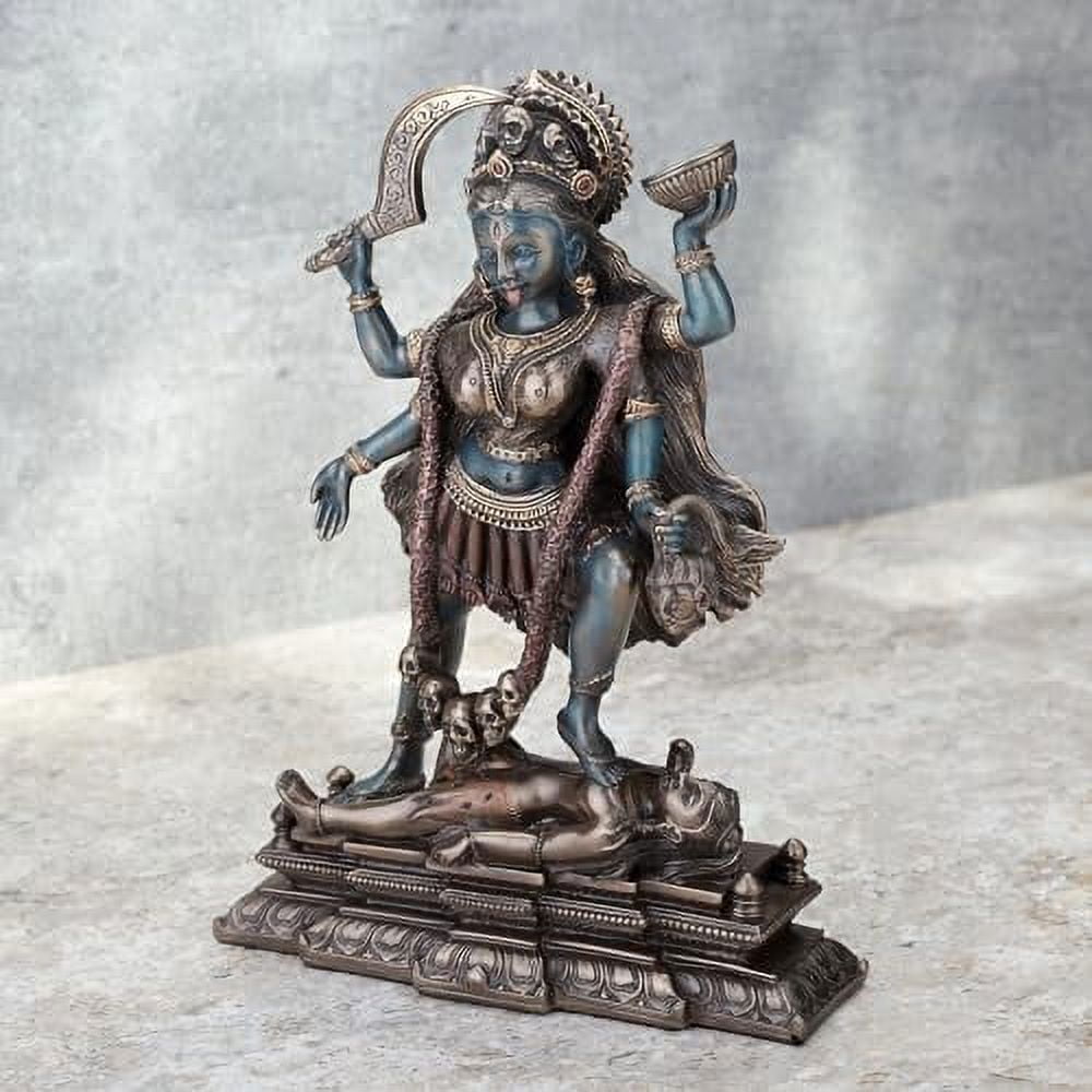 Veronese Design 7 3/4 Inch Kali Hindu Goddess Standing On Lord Shiva ...