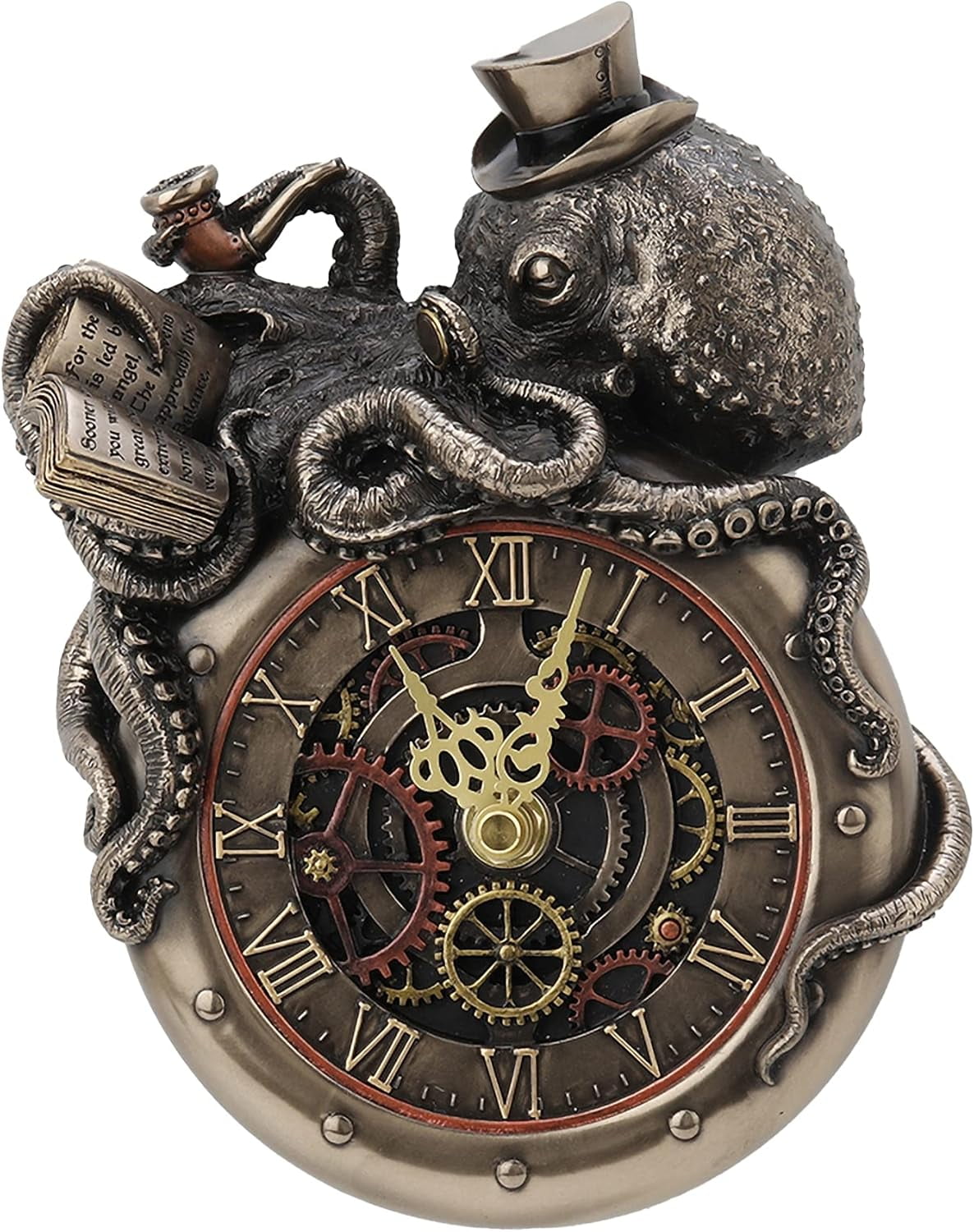 Veronese Design 7 5/8 Inch Tall Steampunk Octopus Nostradamus Prophet ...