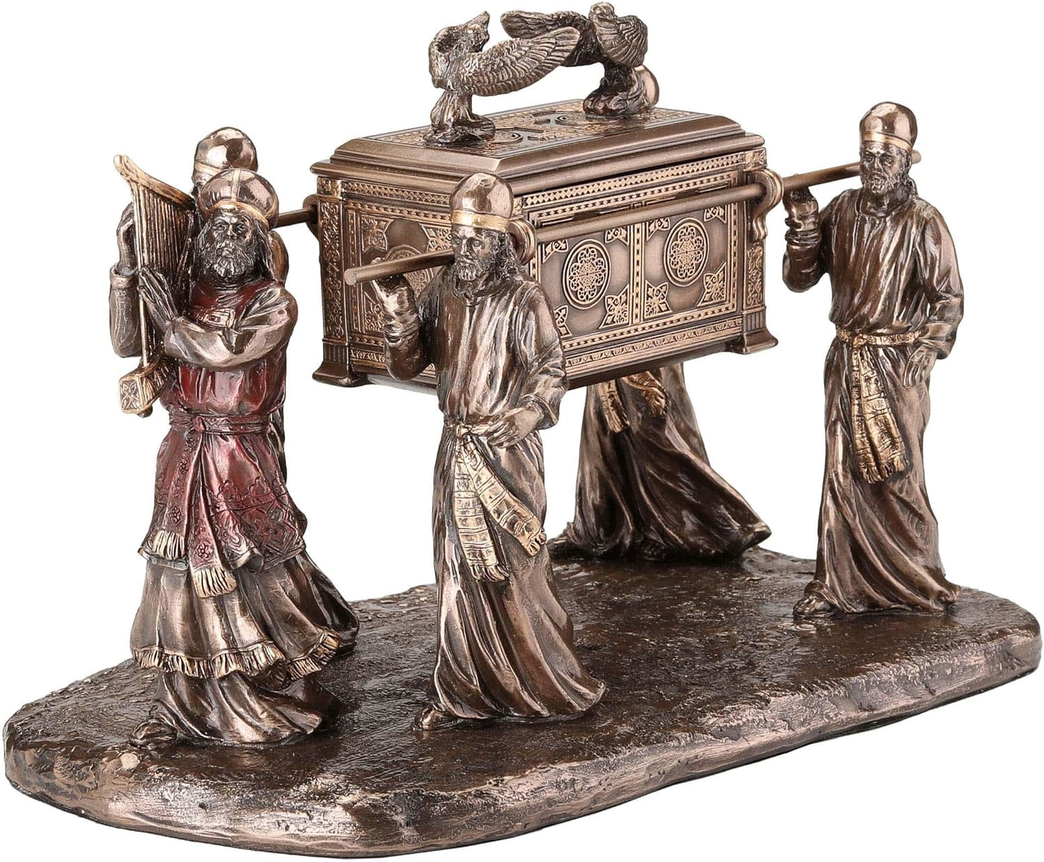 Veronese Design 8 7/8 Inch Ark of The Covenant with Commandments Aaron ...