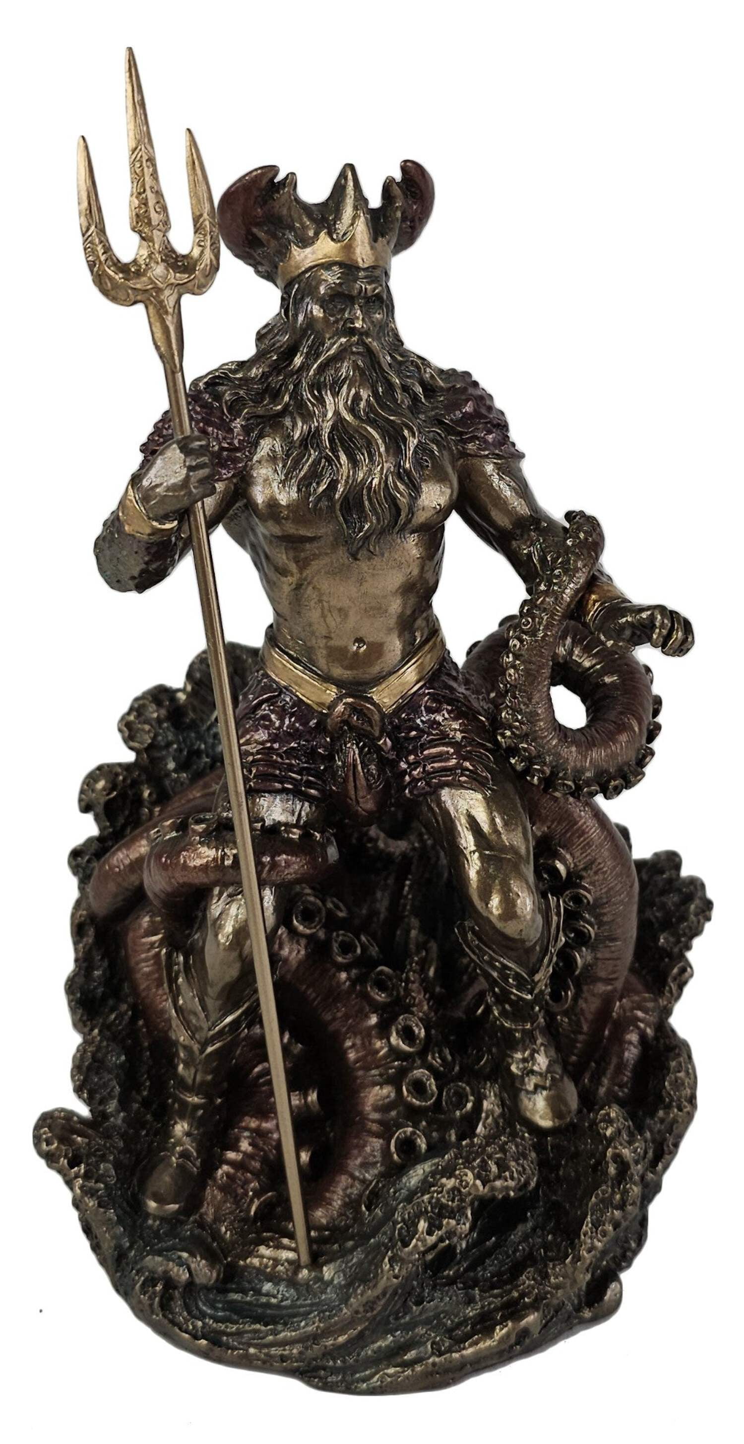 Veronese Design 8 7/8 Inch Oceanus The Primordial Titan of Water Cold ...