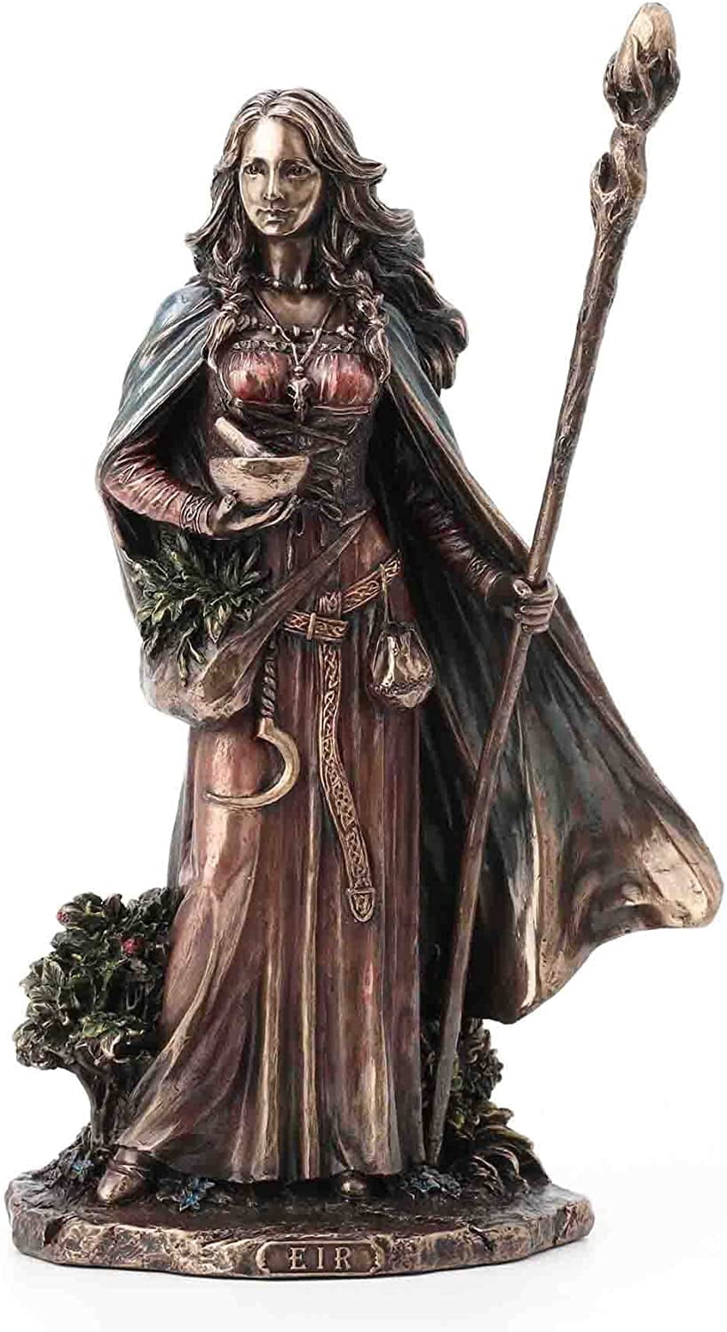 Veronese Design 9 1/2" Eir The Valkyrie of Protection Resin Statue Cast ...