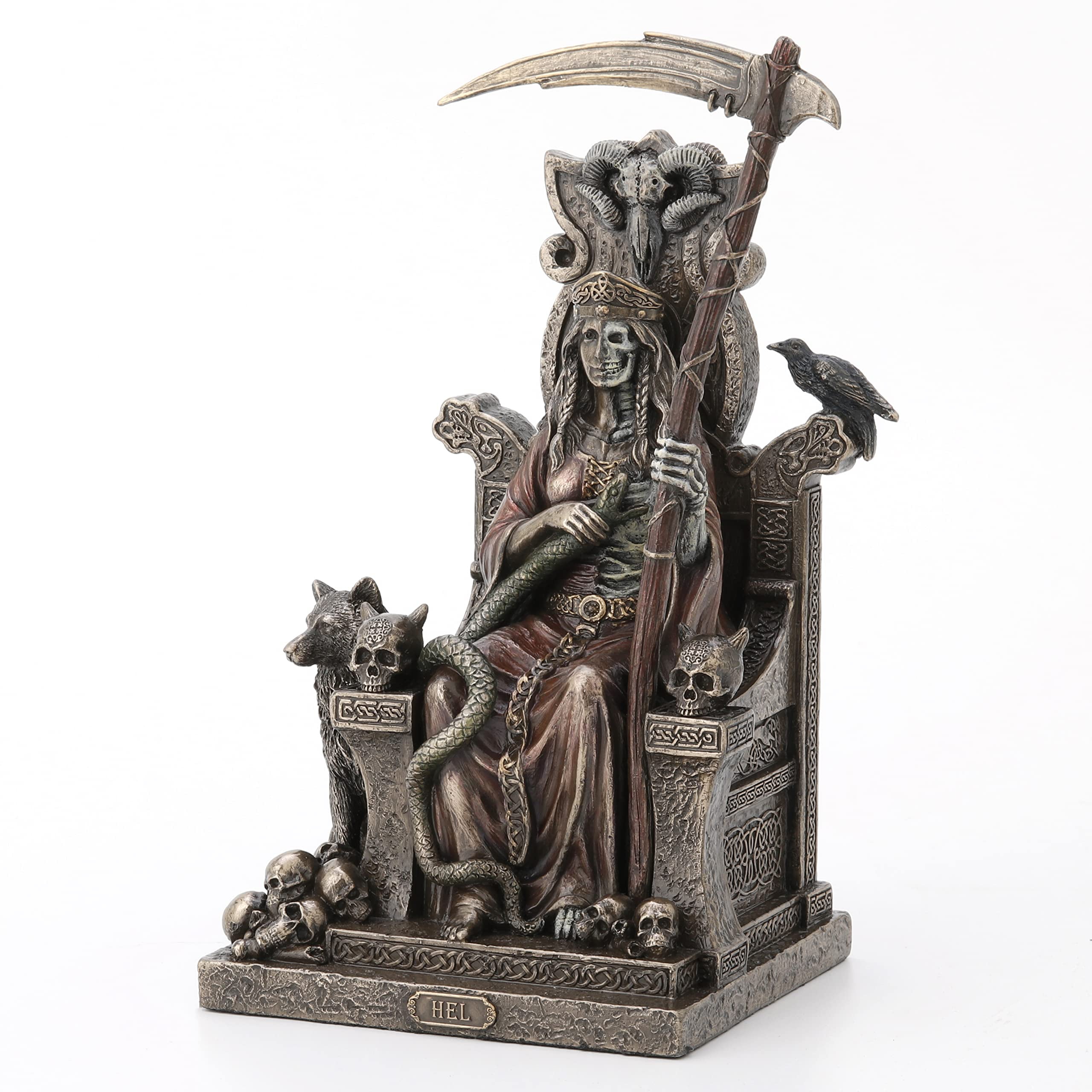 Veronese Design 9" Tall Hel The Norse Goddess of Helheim Cold Cast ...
