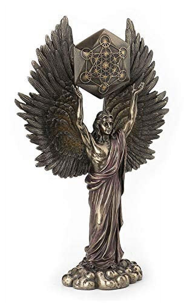 Veronese Design Archangel Metatron Holding Up Sacred Geometry Cube ...