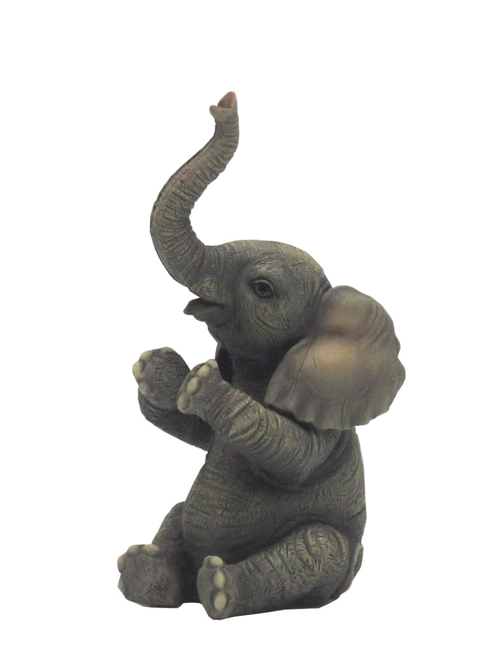 Veronese Design Baby Elephant Sitting and Clapping Applauding Mini 3.75 ...