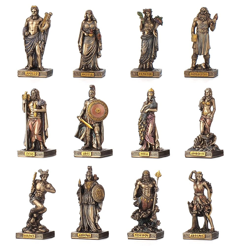 Veronese Design 3 1/4" Tall Greek Pantheon The Twelve Olympians Greek ...