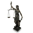 Veronese Design Bronzed Goddess of Justice `Themis` Sculptured Statue ...