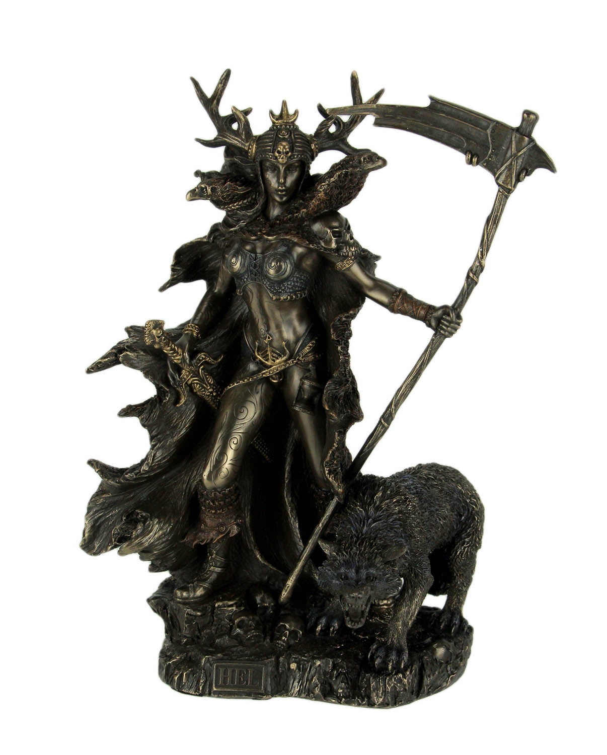 Veronese Design Hel Norse Goddess of the Underworld Holding Scythe ...