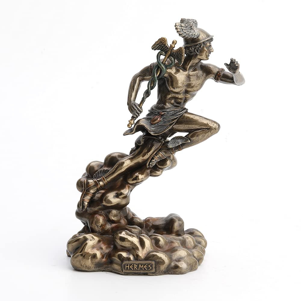 Veronese Design Hermes - Greek God of Travel, Luck and Commerce Statue ...