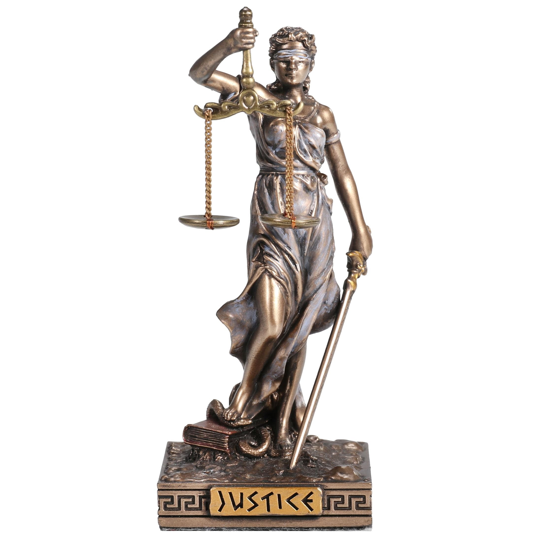Veronese Design Lady Justice Greek Goddess Resin Hand Painted Miniature ...