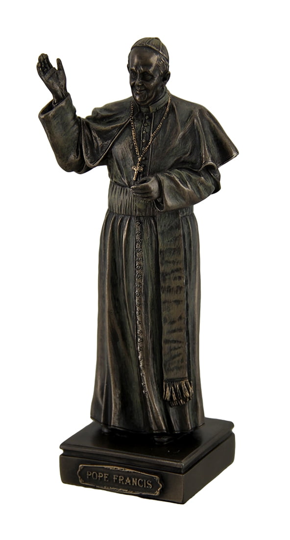 Veronese Design Pope Francis Bishop of Rome Decorative Bronzed Statue ...