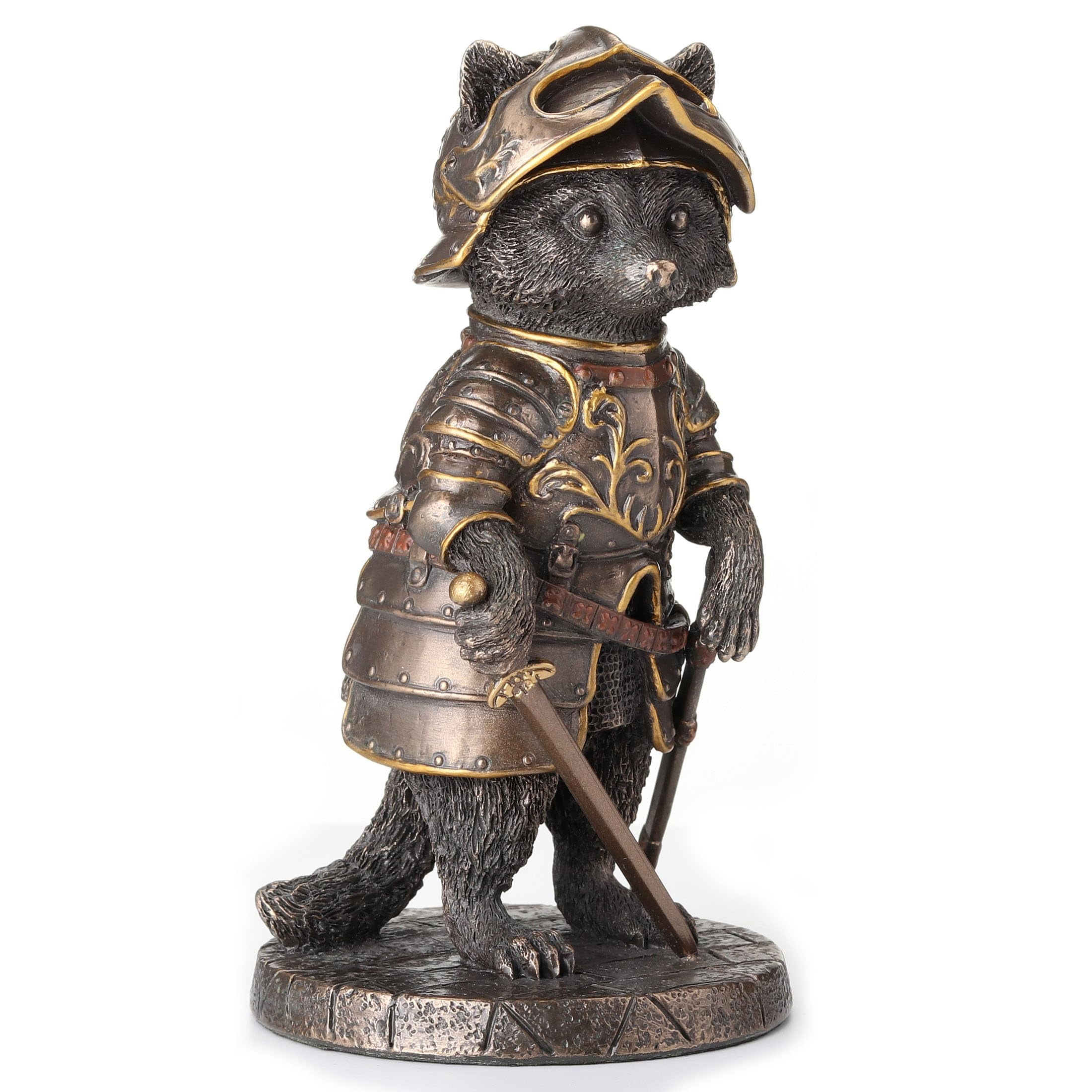 Veronese Design 5 1/8 Inch Tall Sir Laveur Raccoon Man at Arms Animal ...