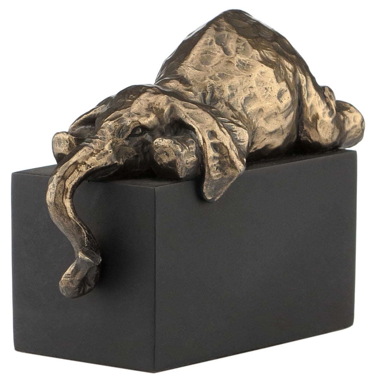 US 4.13 Inch Elephant - Chill Out Cold Cast Bronze Sculpture Figurine ...