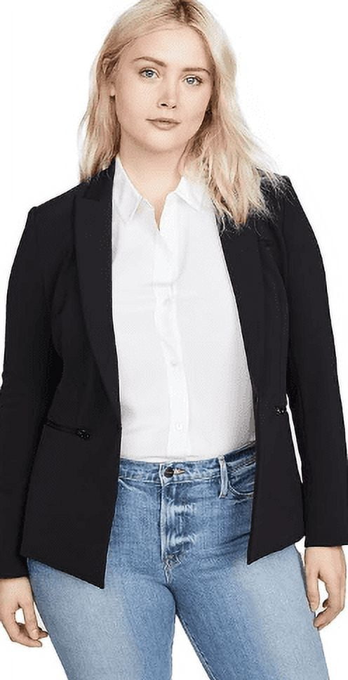 Veronica Beard Women's Black Bi-Stretch Scuba Jacket, 2 - Walmart.com