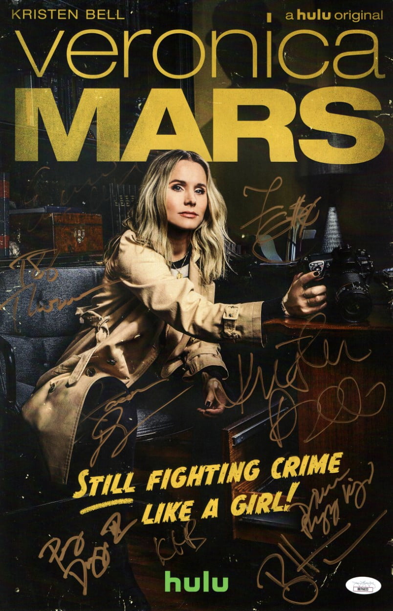 Veronica Mars Signed Cast Autograph 11X17 Poster Kristen Bell 8 Sigs ...