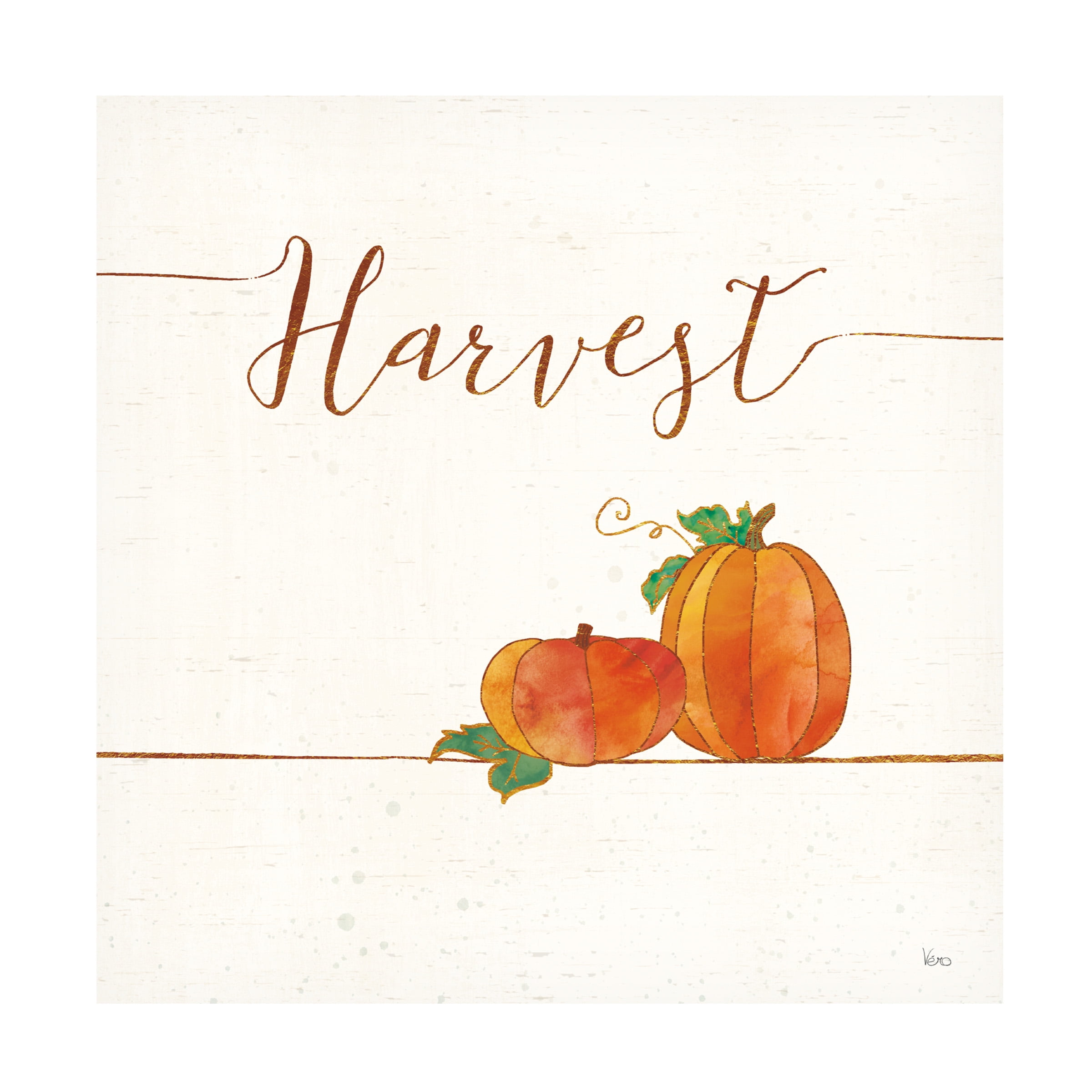 Veronique Charron 'Underlined Fall V' Canvas Art - Walmart.com