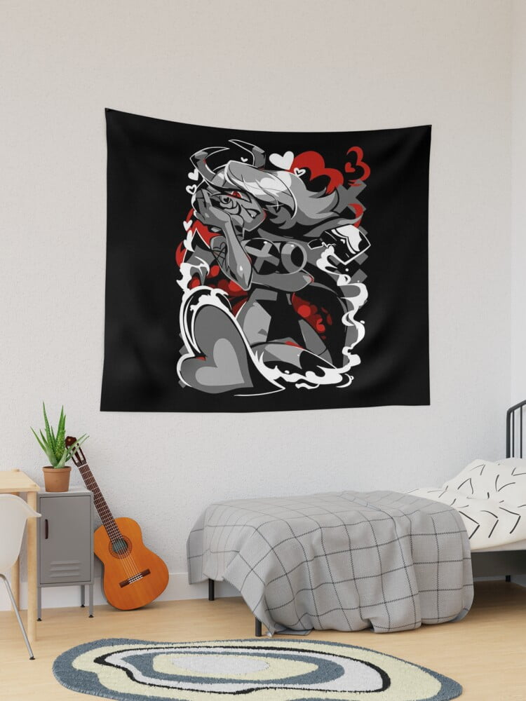Verosika Mayday Demon Design - Helluva Boss Tapestry Tapestries Decor ...