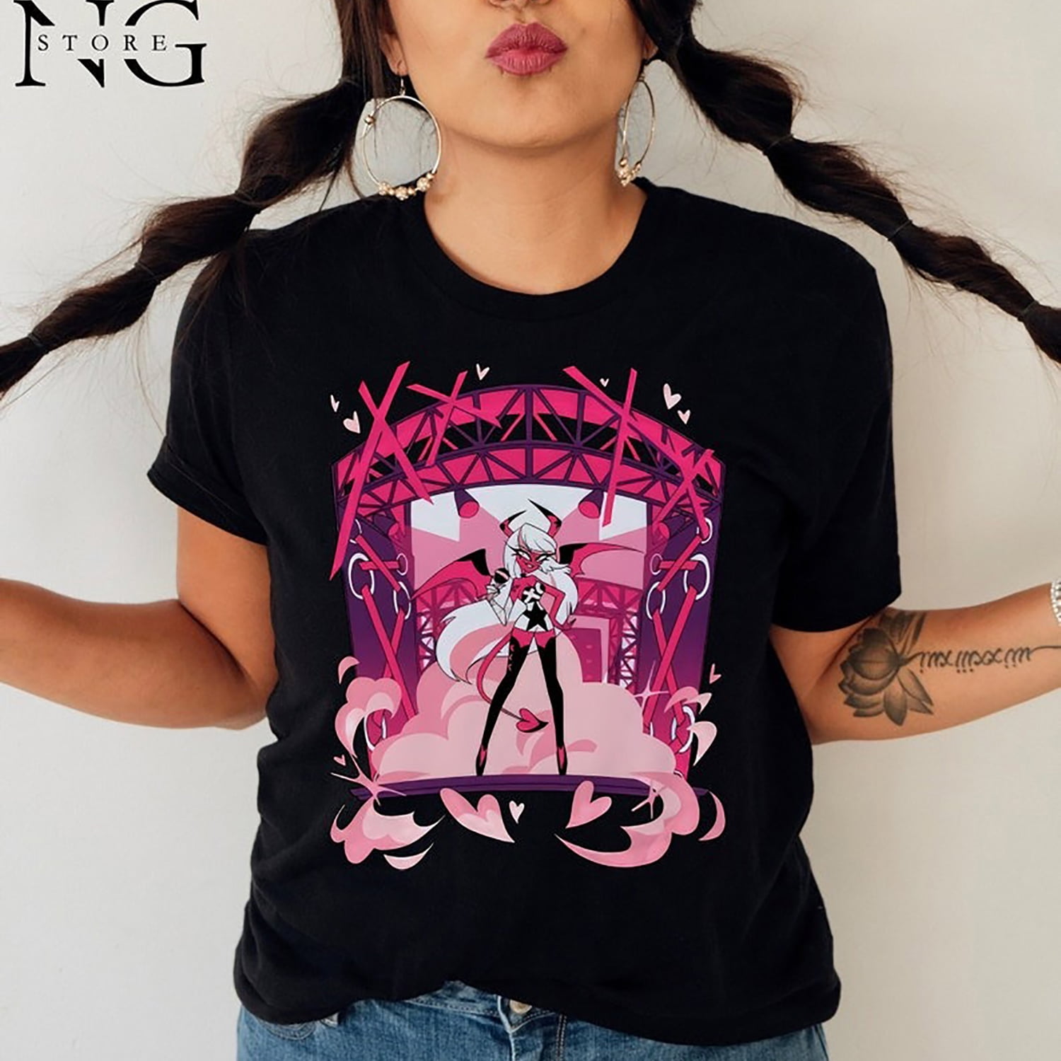 Verosika Mayday T-Shirt, Helluva Boss, Hazbin Hotel Tshirt, Hazbin ...