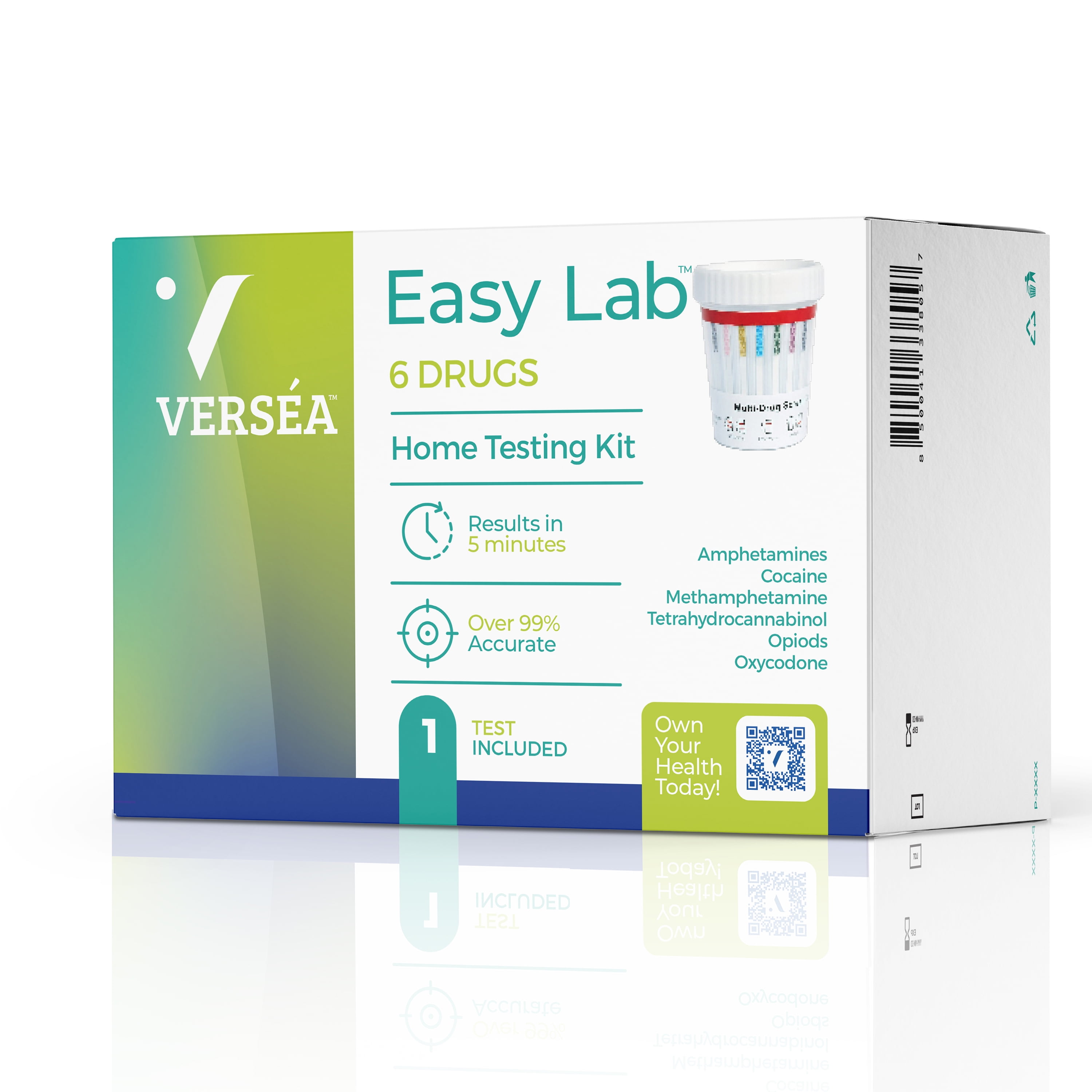 Verséa Easy Lab Drugs of Abuse Home 6 Panel Test Cup for Qualiataitve ...