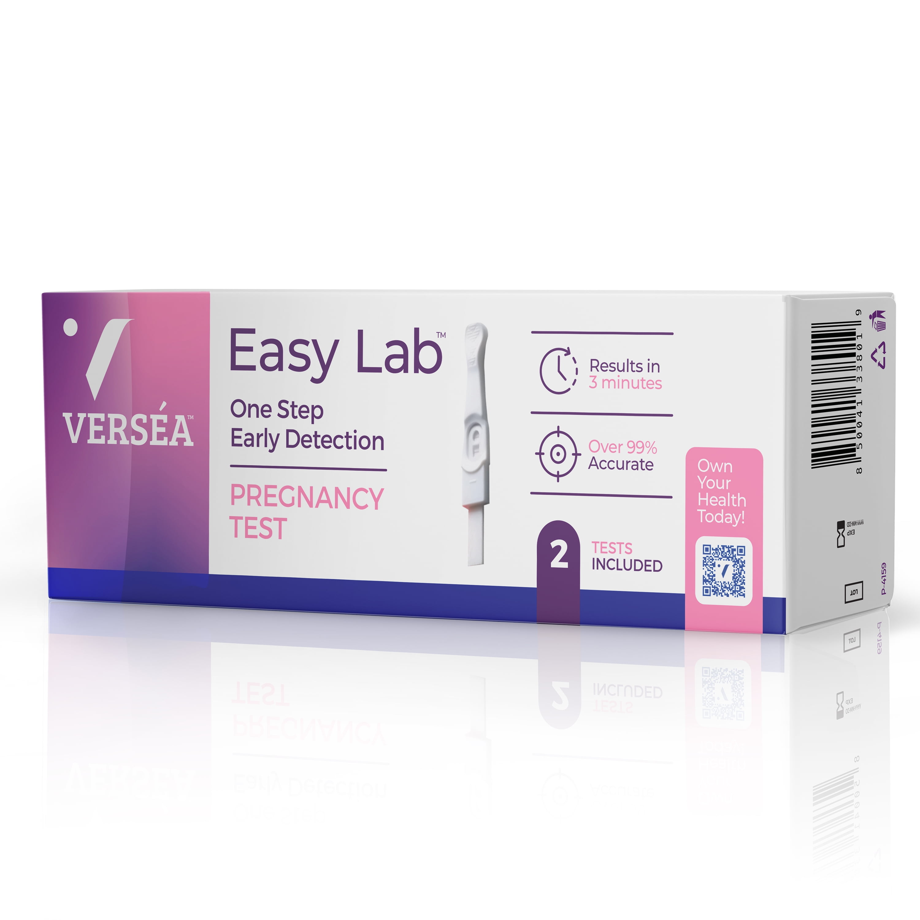 Verséa Easy Lab Simple Accurate One-Step Home Pregnancy Test 2ct ...