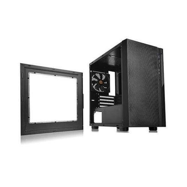 Versa H18 Tempered Glass SPCC Micro ATX Gaming Computer Case, Black ...