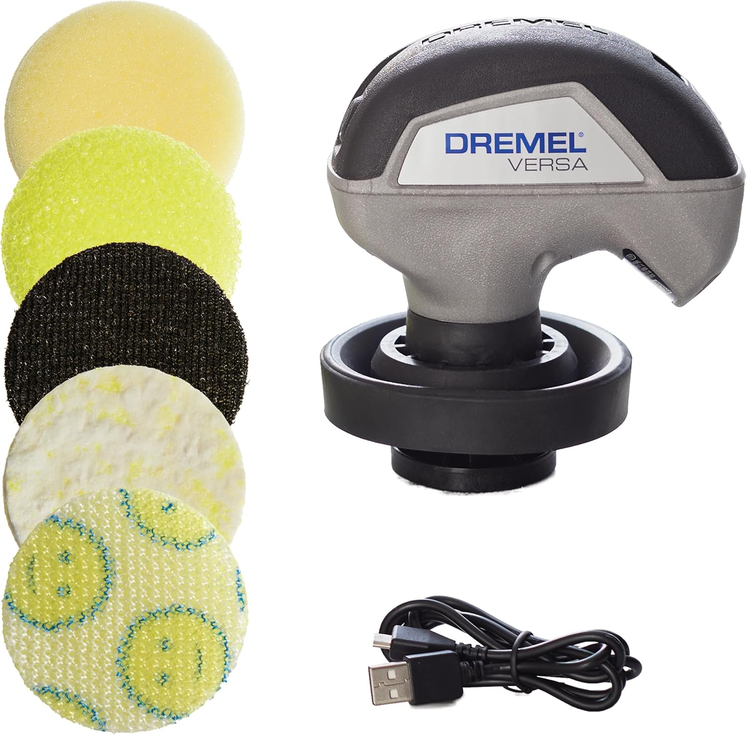 Versa Power Scrubber Kit with 5 Scrub Daddy Cleaning Sponge Pads ...