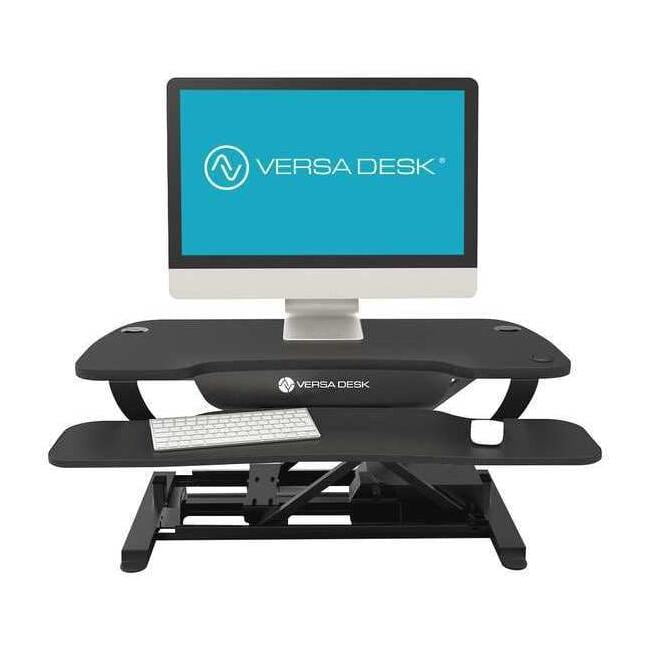Versa Products 48" W, Up to 20" H, Wood Top, Black VT7644824-00-01 ...