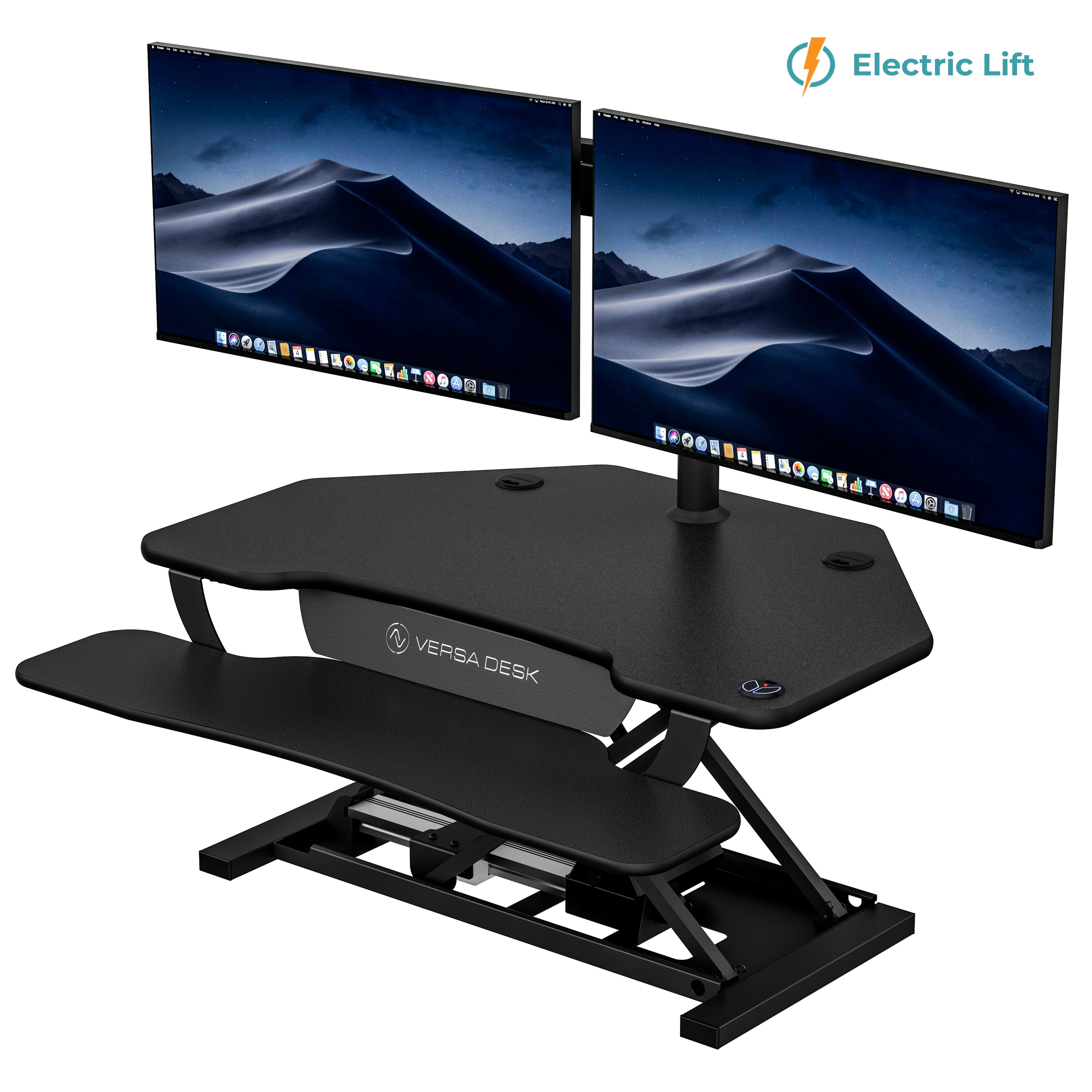 VersaDesk® 36" Corner Electric Height Adjustable Standing Desk ...