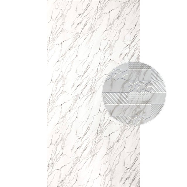 Versa Tile PVC Glue-up Tub and Shower Wall Panels Surround in Marble ...