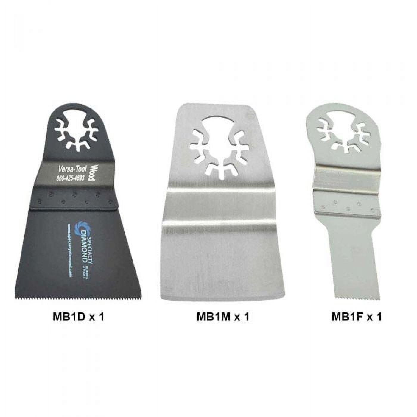 Versa Tool MBMTKIT10 3 Piece Universal MultiTool Wide Cut Oscillating ...