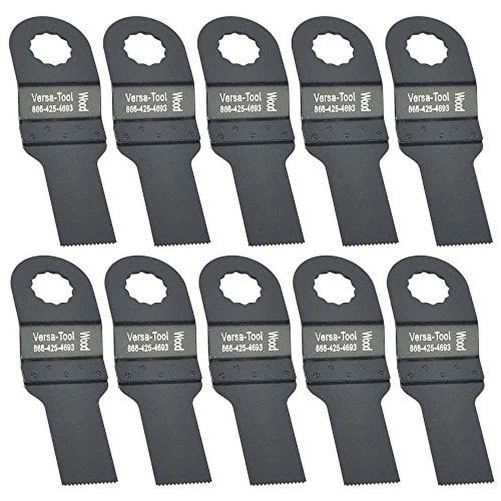Versa Tool SB10F Pack of 10 Universal Multi Tool Fitment Oscillating ...