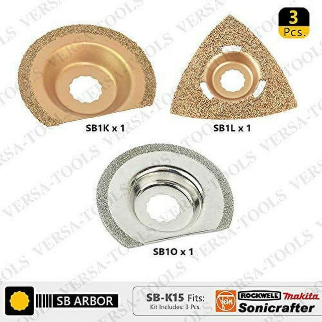 Versa Tool SB1O1L1K Tile Setters Saw Blade Kit For Use On Fein ...
