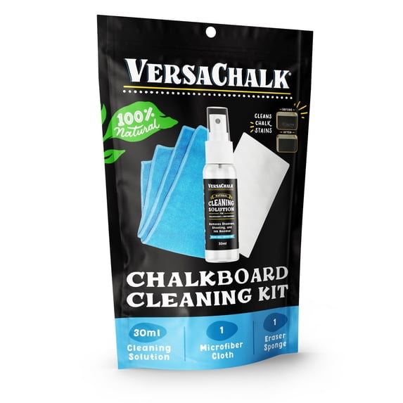 VersaChalk Chalk Marker Cleaning Solution, Chalkboard Spray Eraser Kit ...