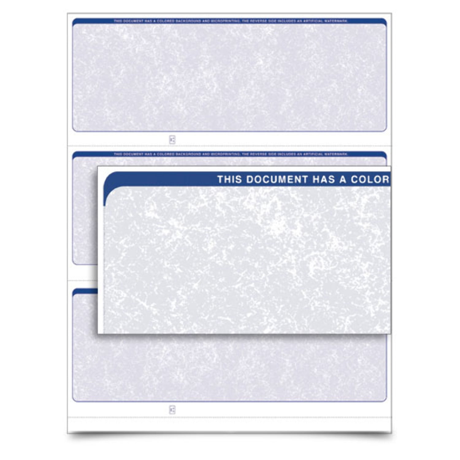 VersaCheck - Form 3000 - Classic - Blue - 250 Sheets - Walmart.com