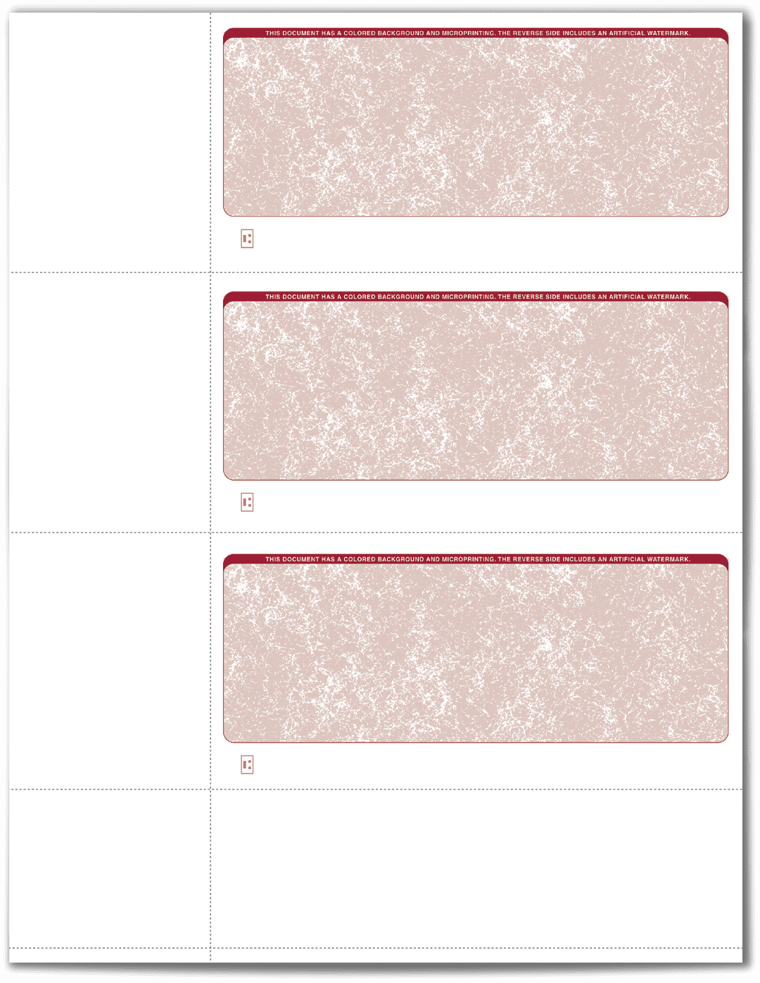 VersaCheck Personal Checks - Burgundy Classic - 250 Sheets, 750 checks ...